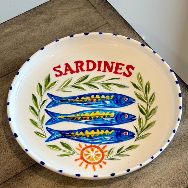 Sardine Serving Plate - Etsy
