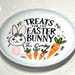 Plate, Easter, Hand Painted, Personalized, Treats for the Easter Bunny ...