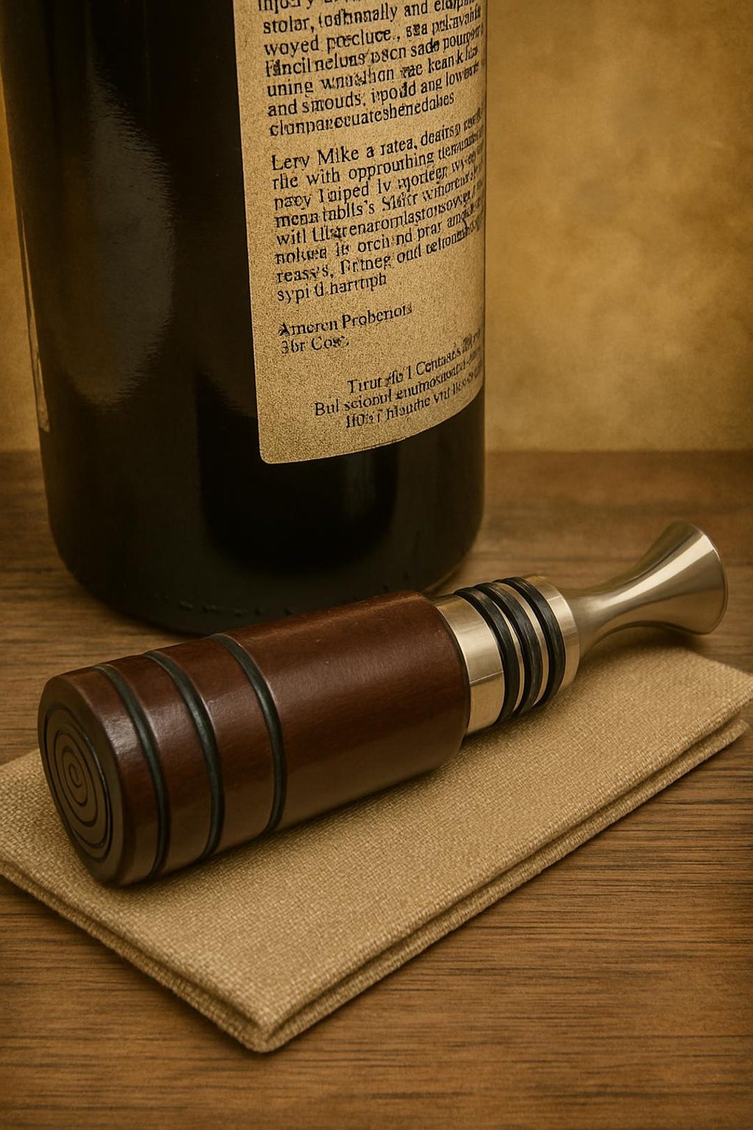 Wine Stopper, Hand Made, Wood, Cork & Craft - Etsy