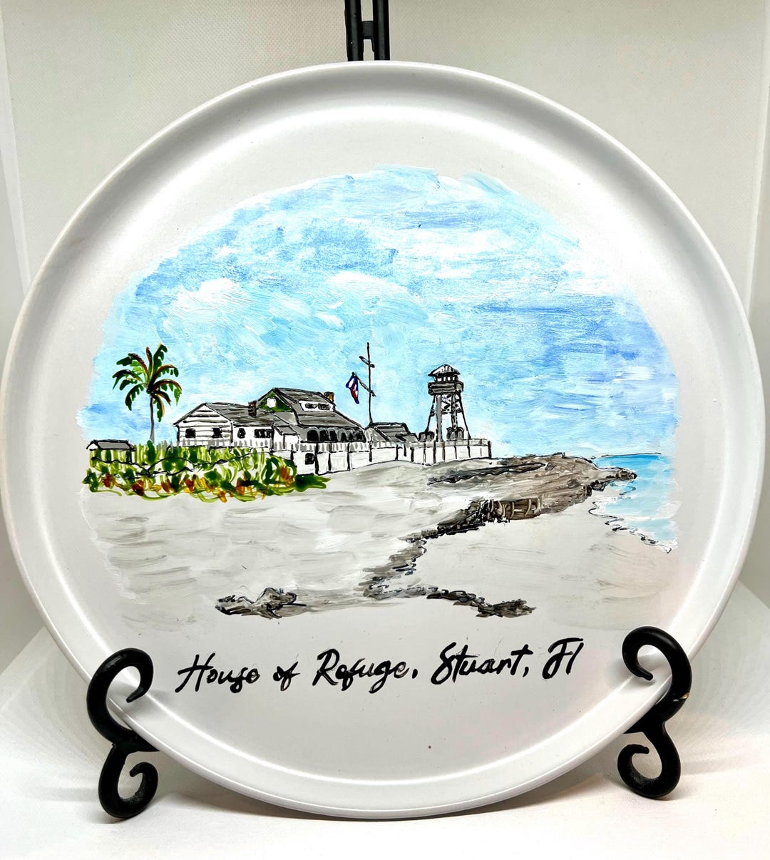 New Home Platter, Plate, Hand-painted, Wedding Gift, Home Decor and ...