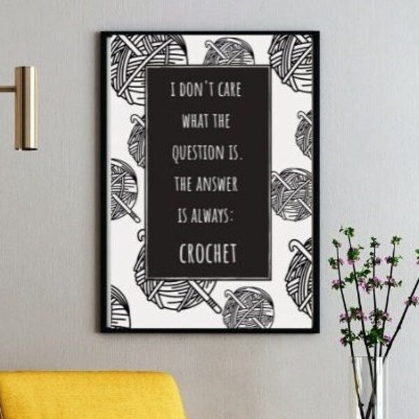 Crochet Wall Art - Etsy