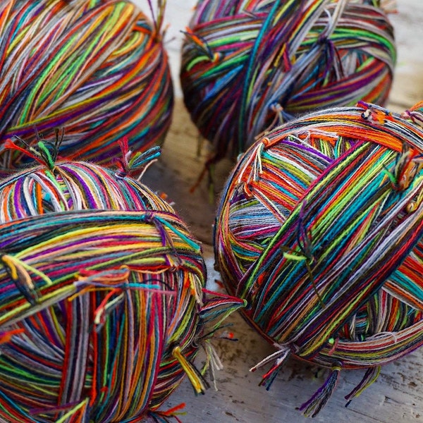 Rainbow Yarn - Etsy
