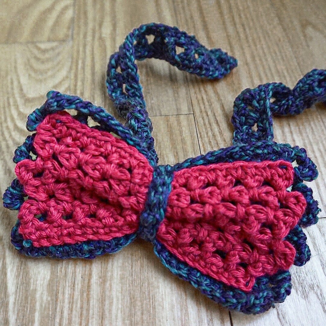 Crochet Bow Pattern PDF for Tie or for Headband, Handmade Style ...