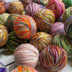 Colorful Mini Yarn Balls for Crafts, Yarn Box, Handmade Yarn ...