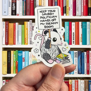 Public School Library Advocacy Vinyl Sticker, Bookish Water Bottle ...