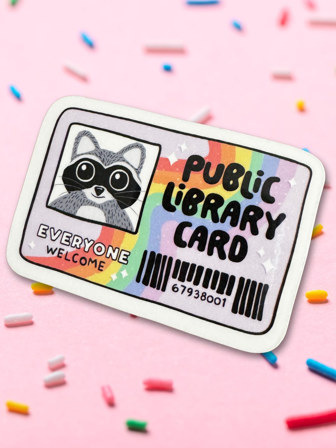 Public Library Love Vinyl Sticker, Trendy Water Bottle Decal, Librarian ...