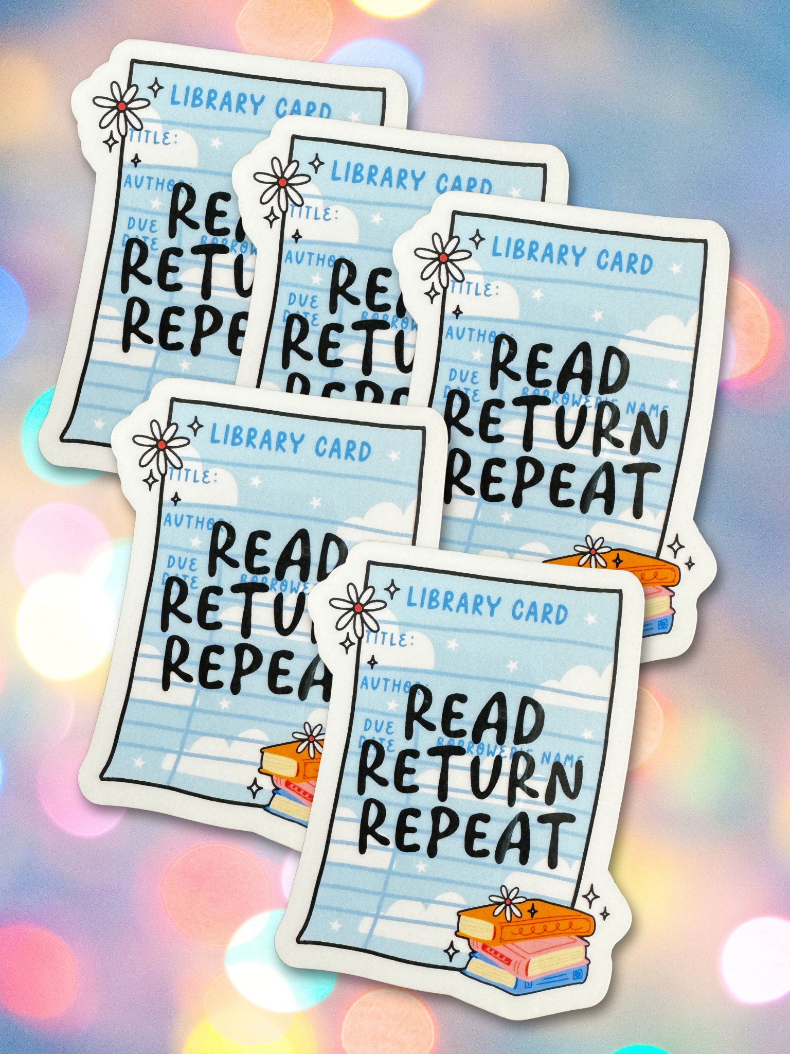 Library Love Vinyl Sticker, Trendy Water Bottle Decal, Librarian Laptop ...