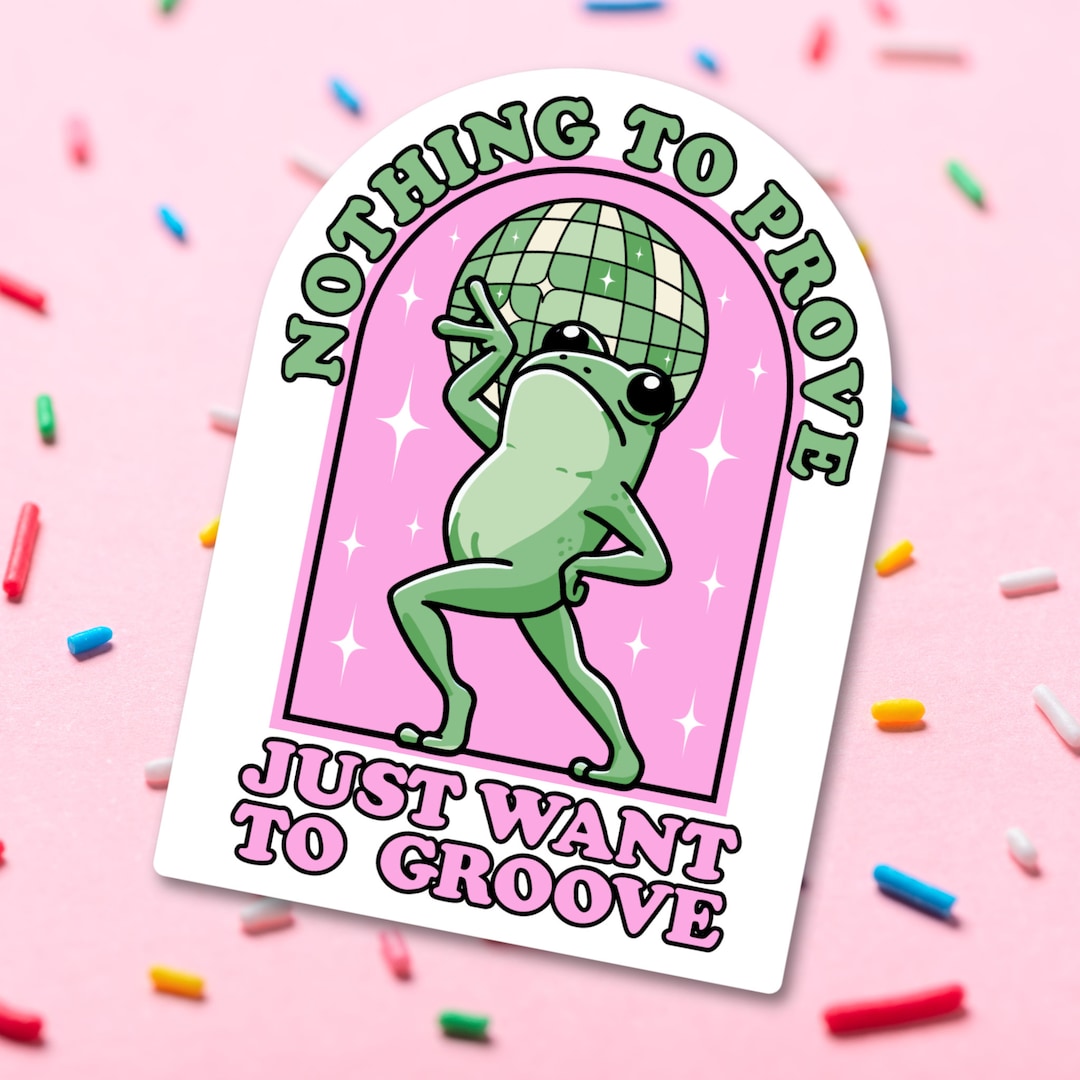 Nothing to Prove Sticker, Trendy Water Bottle Decal, Funny Mental ...