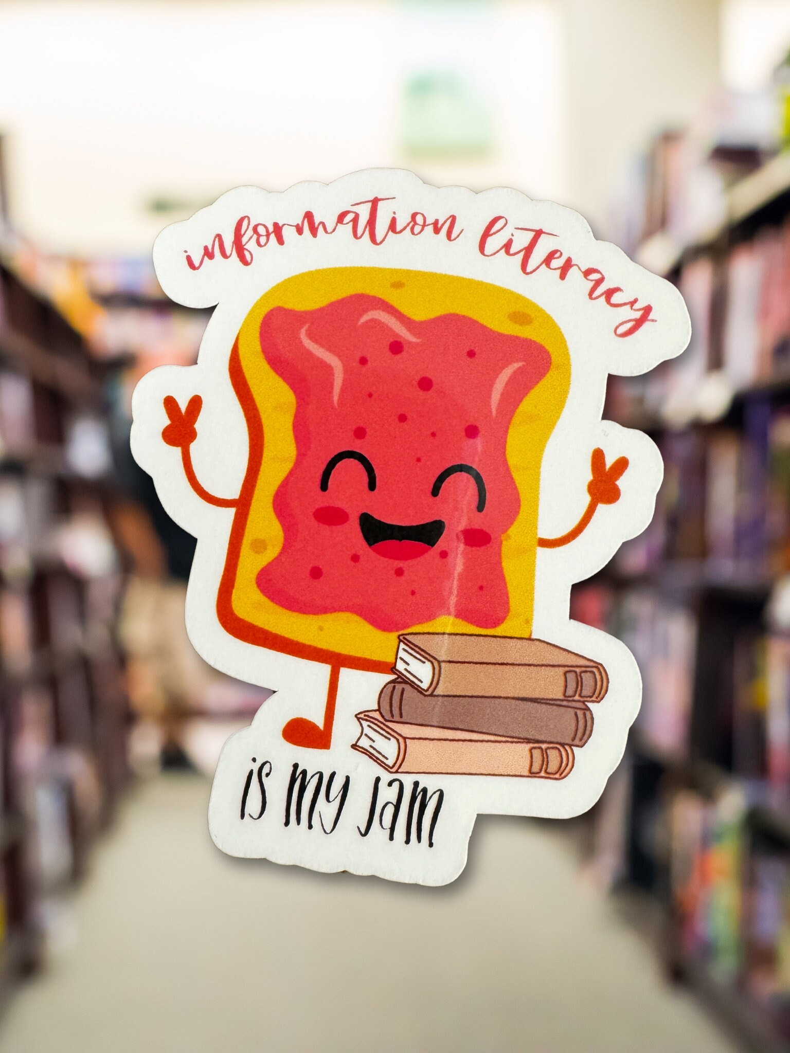 Information Literacy Vinyl Sticker, Trendy Water Bottle Decal ...