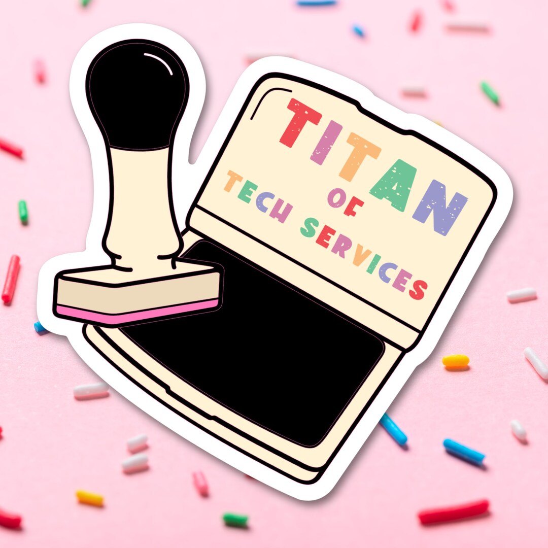 Library Technical Services Vinyl Sticker, Trendy Water Bottle Decal ...