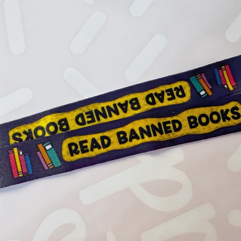 Fabric Book Lanyards - Etsy