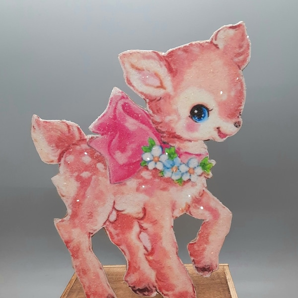 Pink Deer - Etsy