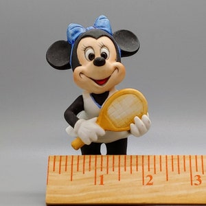 Vintage Minnie Mouse Tennis Bisque Figurine - Etsy