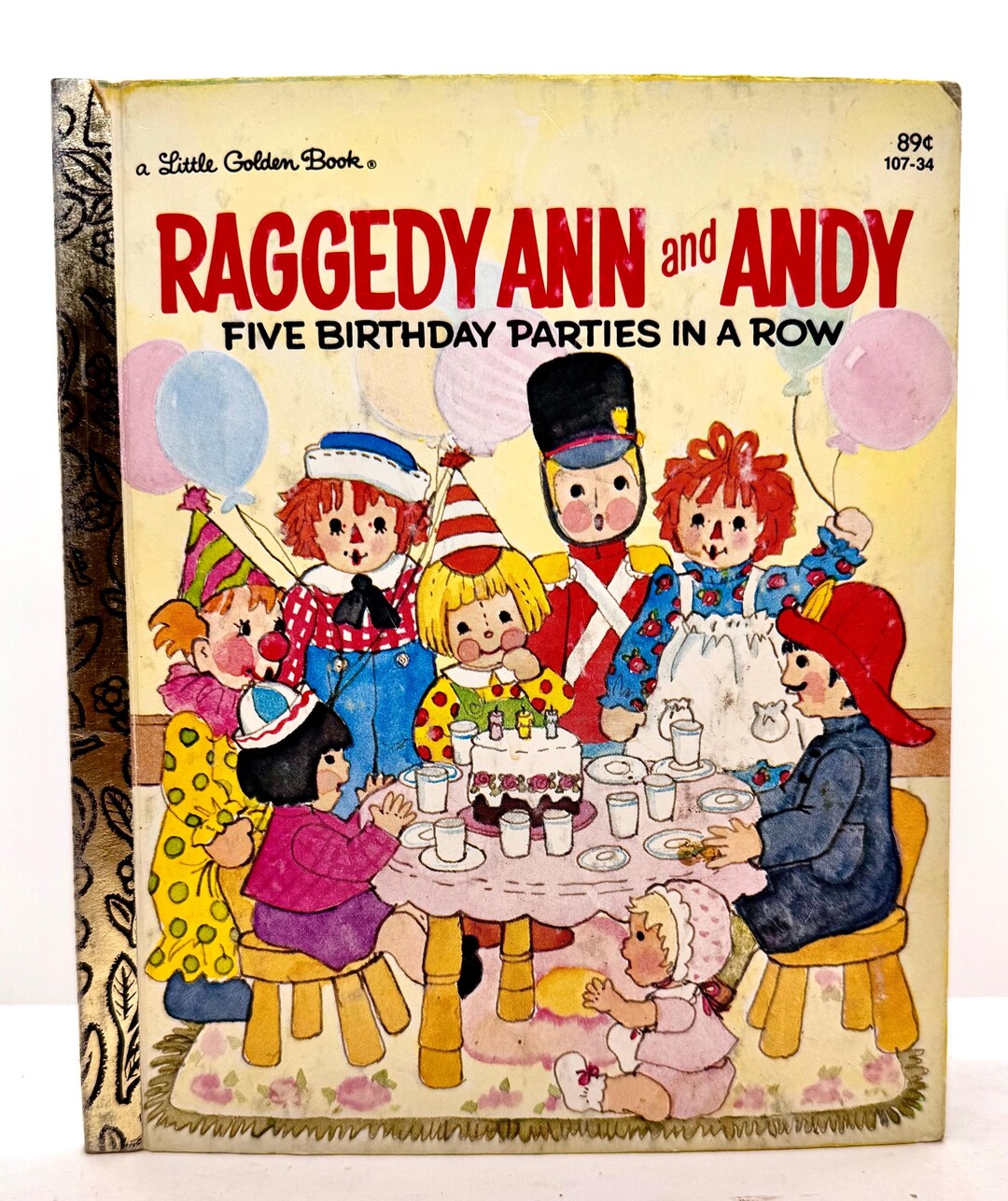 Vintage “raggedy Ann and Andy Five Parties Ina Row”, Little Golden Book~ 1979 - Etsy
