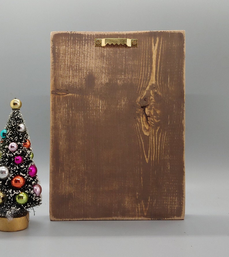 Handmade Vintage Style Santa Claus Wood Block Signs/shelf - Etsy