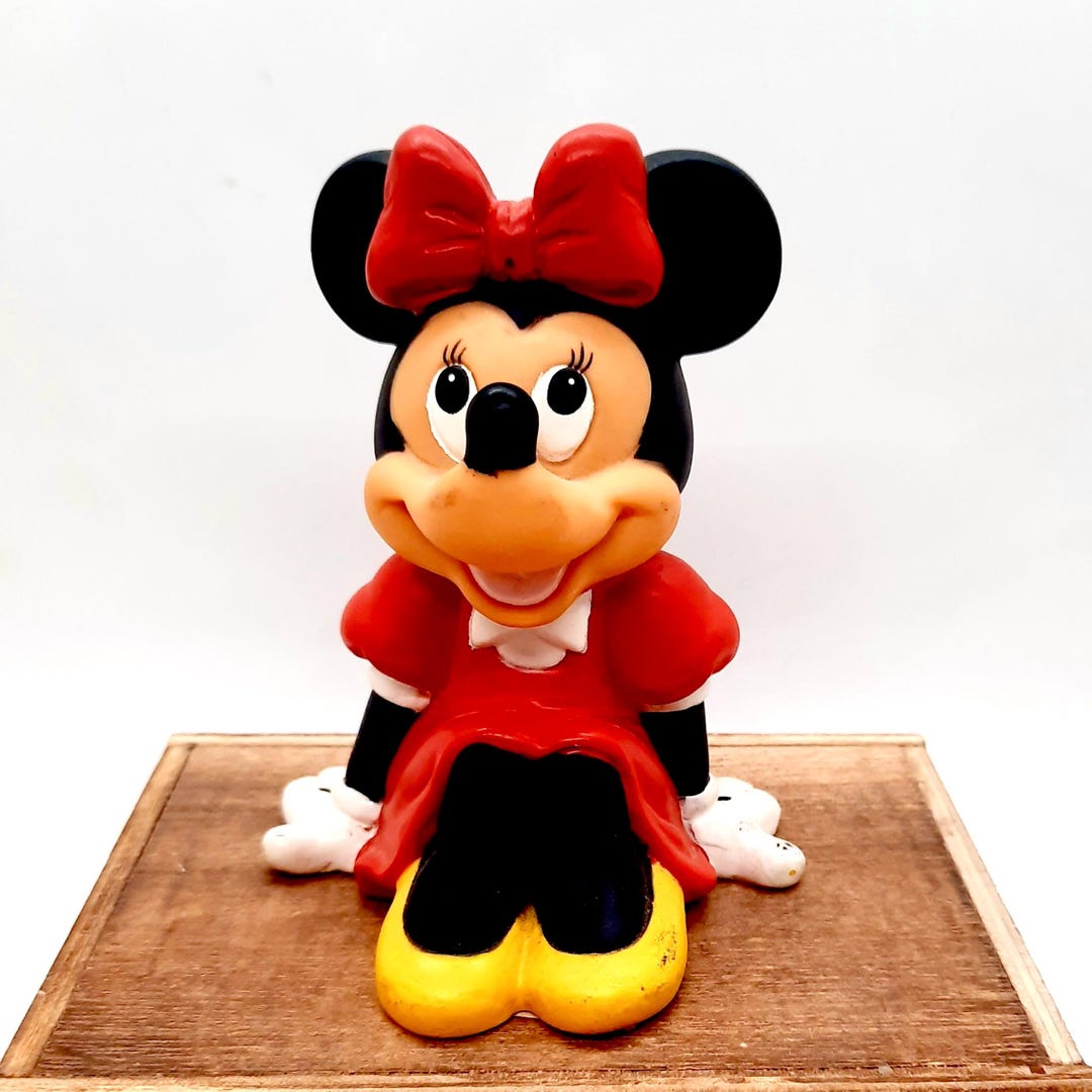 Vintage Walt Disney Company Minnie Mouse Plastic Squeak Toy - Etsy