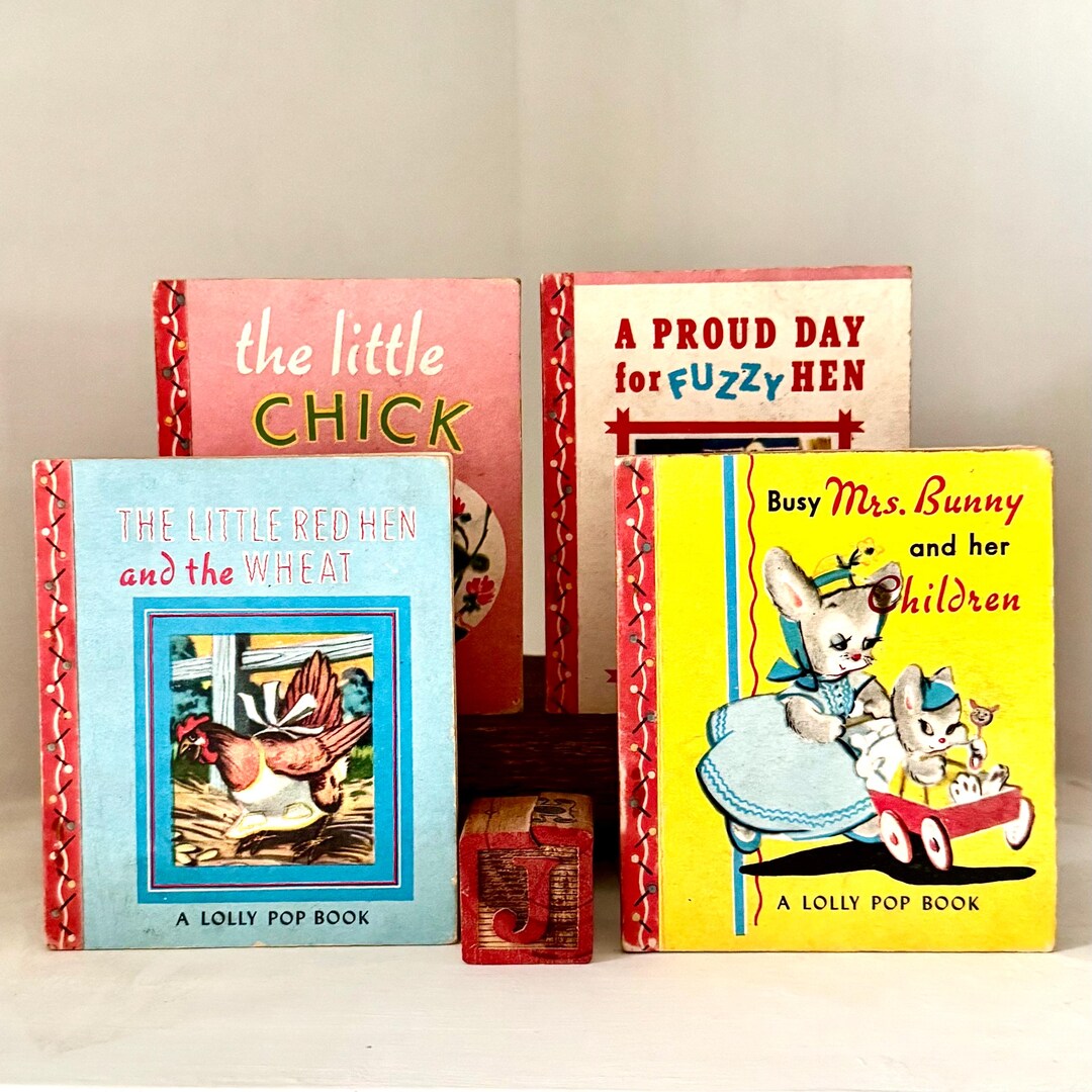 Vintage Lolly Pop Book Series~ Set of 4: 1950 - Etsy