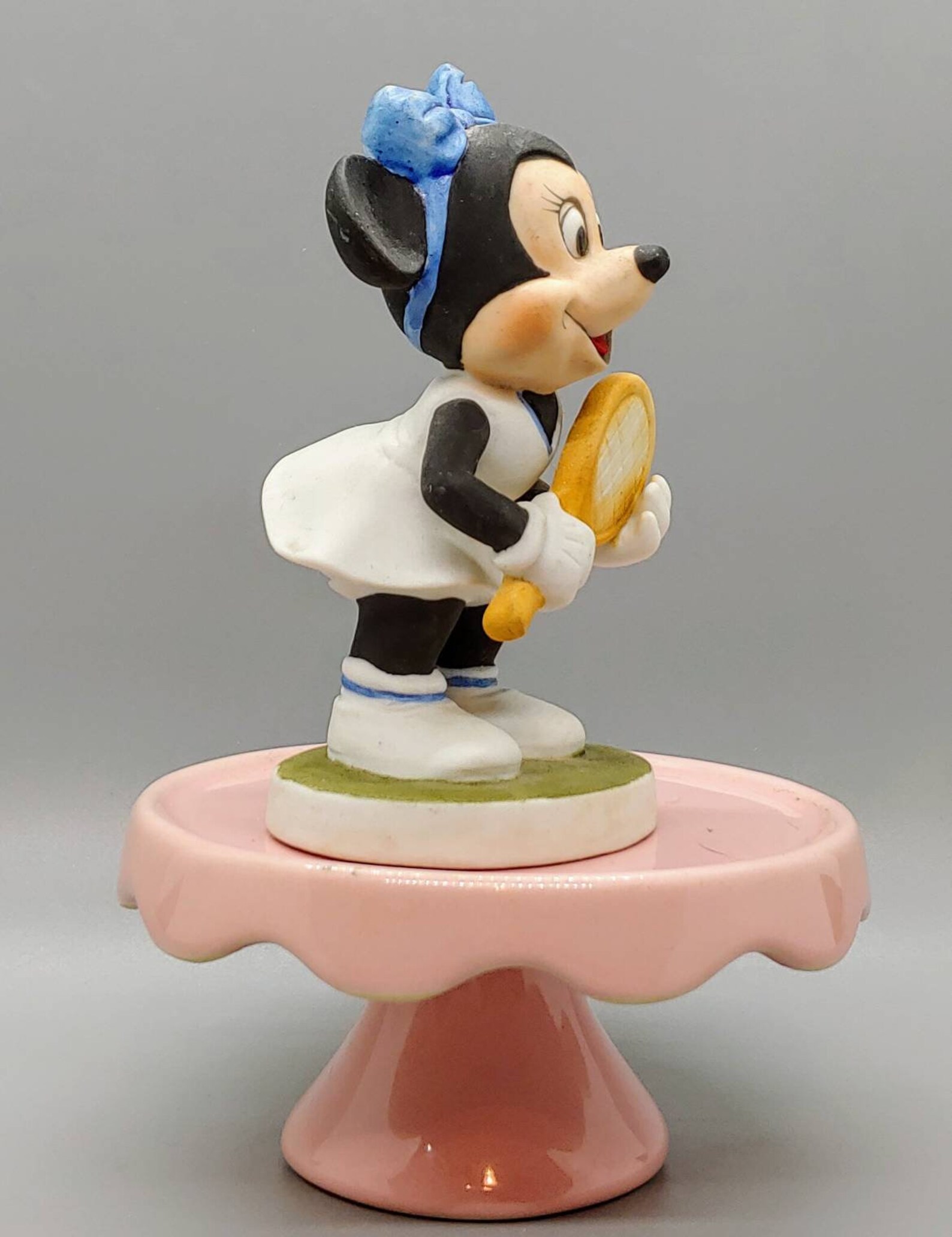 Vintage Minnie Mouse Tennis Bisque Figurine - Etsy