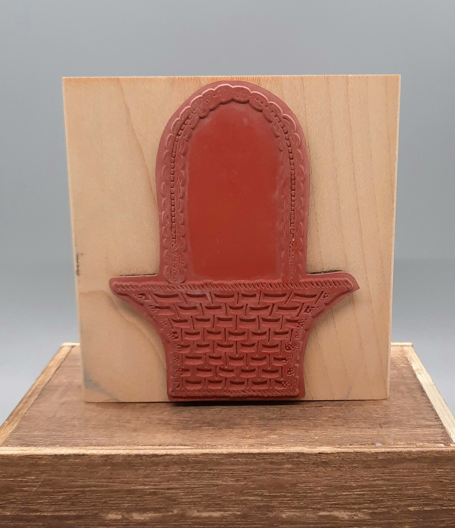 Vintage Museum of Modern Rubber Basket Stamp - Etsy