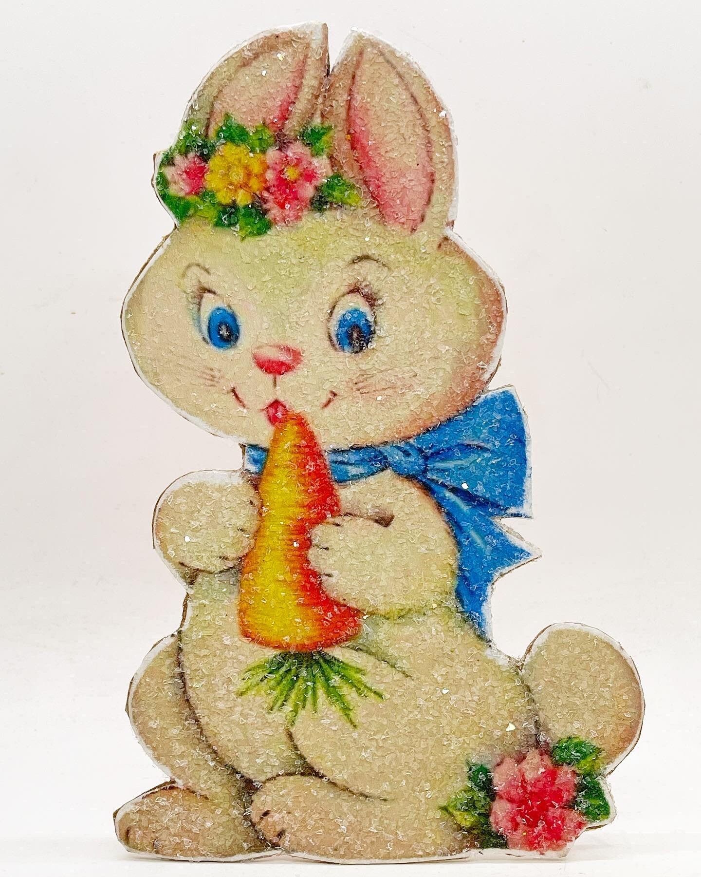 Handmade Vintage Style Easter Bunny Standee Decor - Etsy