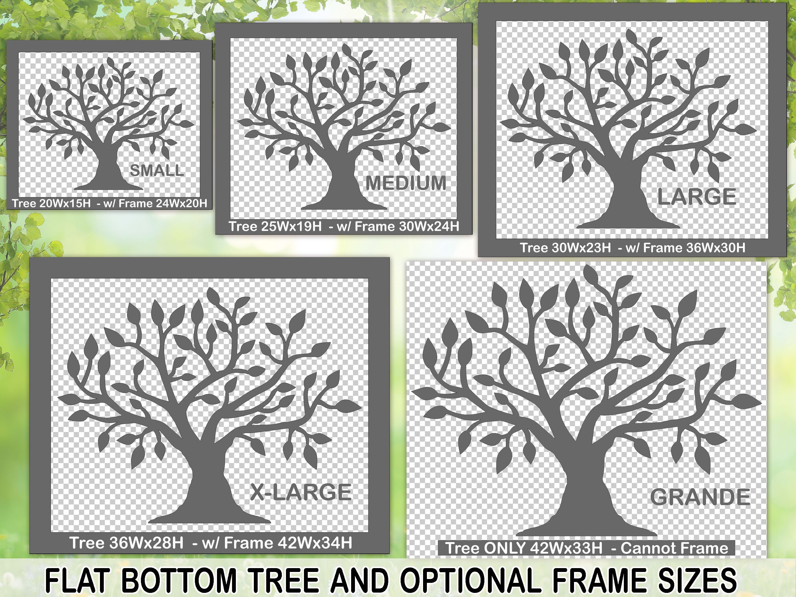 Fam! Family Tree Heirloom Wood Fully Customized for Families, Clubs ...