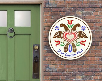 Hex Acrylic Mighty Oak 24in PA Dutch Sign W/ Free | Etsy