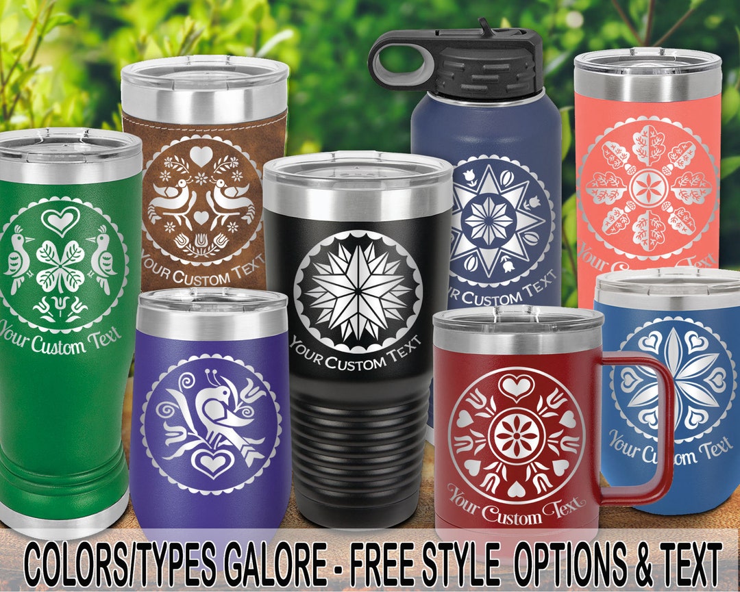 Bpc: Polar Camel PA Dutch Hex Signs Laser-etched Insulated Tumbler one ...