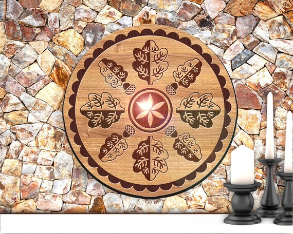 Hex Wood Mighty Oak 24in PA Dutch Sign w/ Free | Etsy