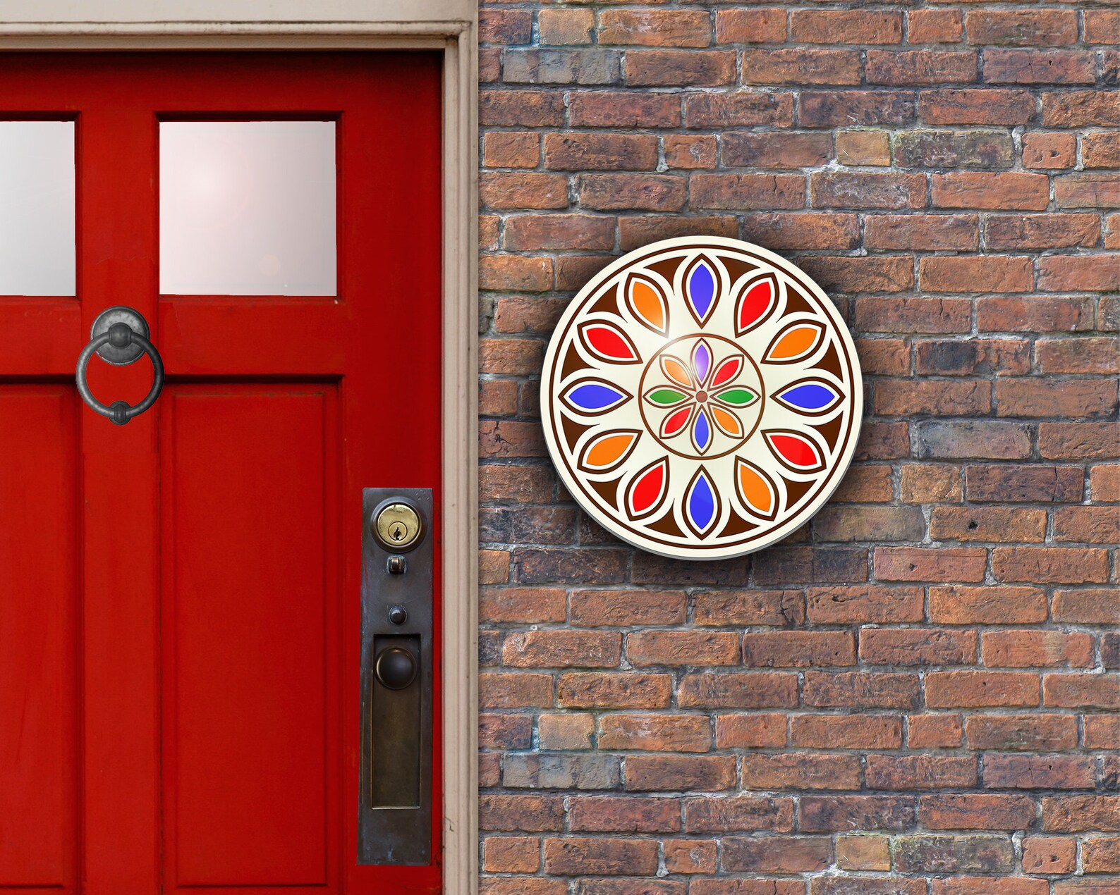 Hex Acrylic Daddy Good Luck 16in PA Dutch Sign w/ Free | Etsy