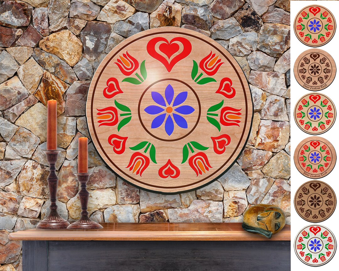 Madera hexagonal Trinity Tulips 24in PA Letrero holandés - Etsy España