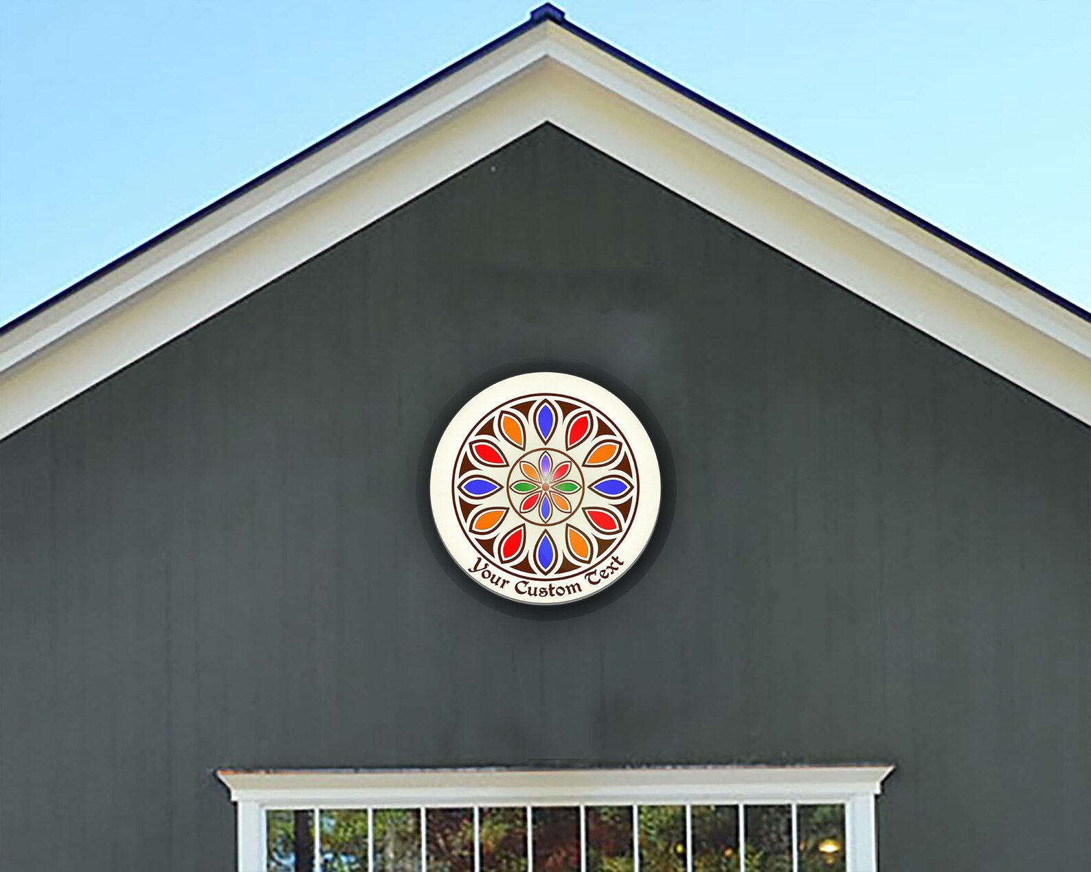 Hex Acrylic Daddy Good Luck 16in PA Dutch Sign w/ Free | Etsy