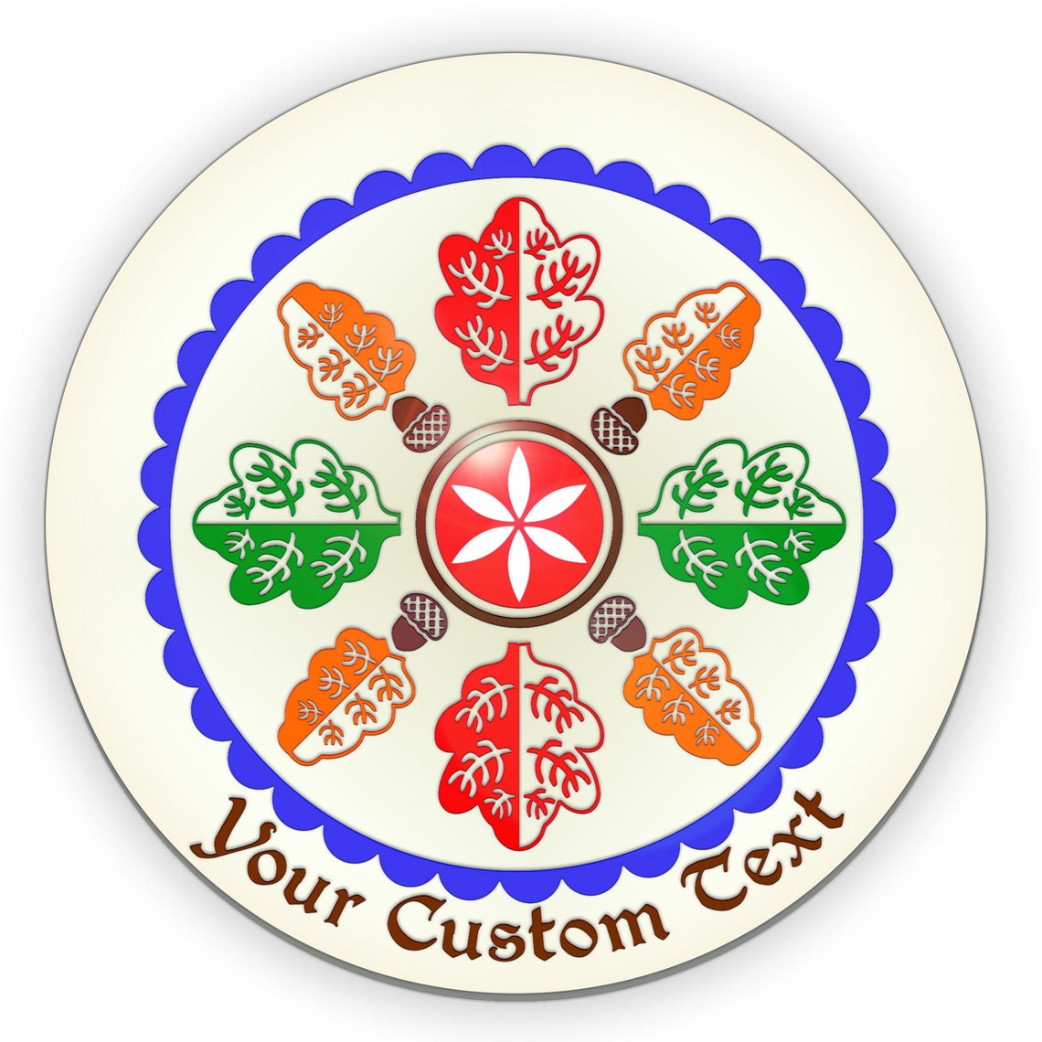 Hex Acrylic Mighty Oak 24in PA Dutch Sign W/ Free | Etsy