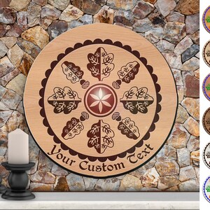 Hex Wood Mighty Oak 24in PA Dutch Sign W/ Free Personalization - Etsy