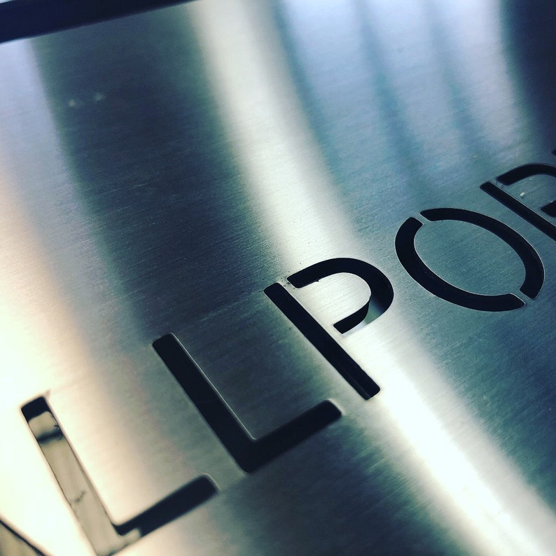 Stainless Steel Custom Made Laser Cut House Signs - Etsy