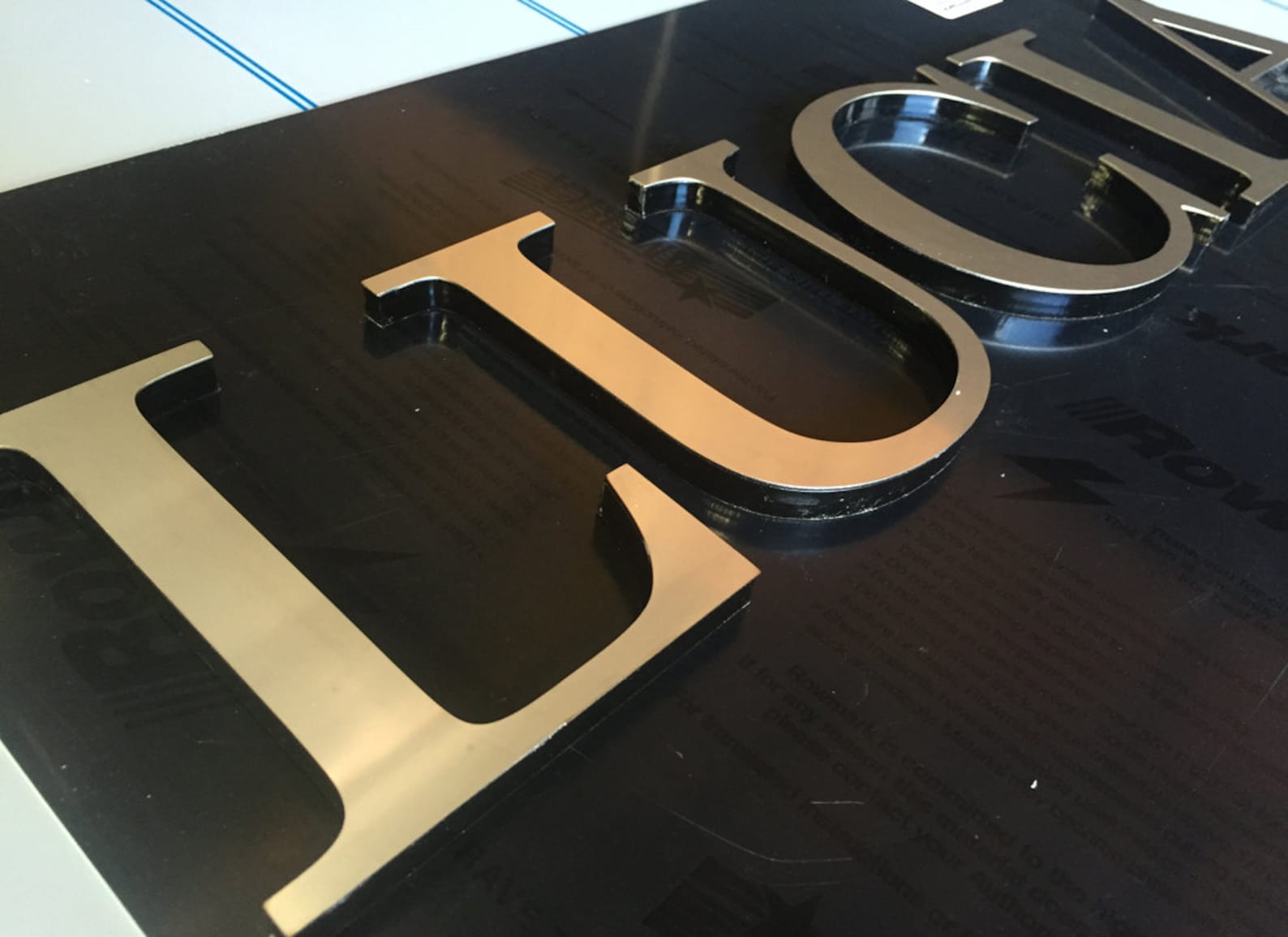 3D Stainles Steel Letters and Numbers Business or - Etsy