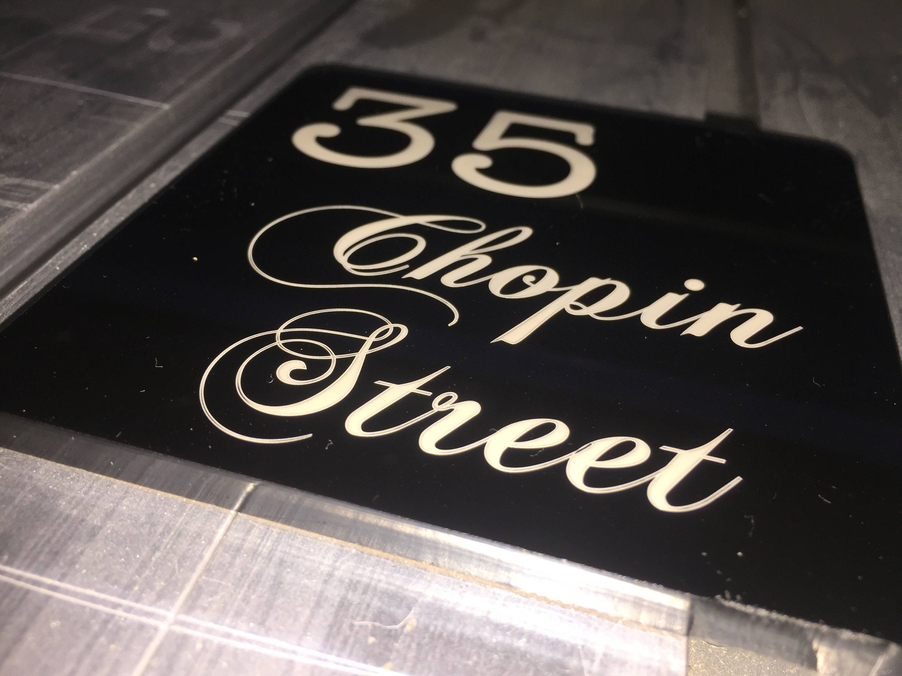 UNIQUE and Personalised Perspex House Plaque/Signs. Custom | Etsy