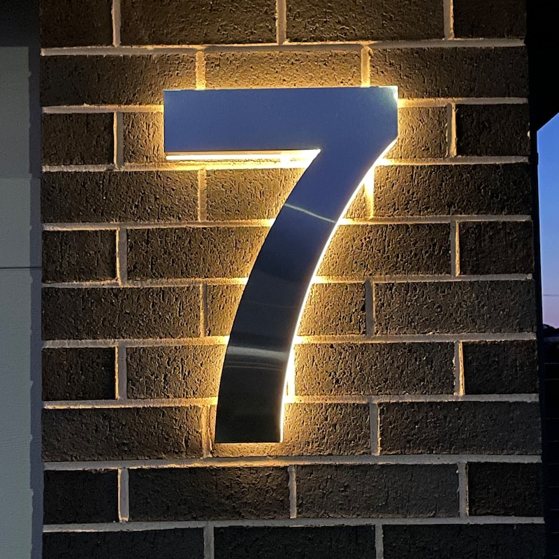 Led House Number - Etsy