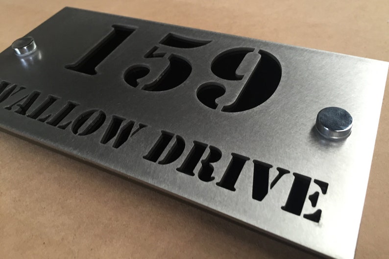 Custom Made Laser Cut House Signs Numbers and Plaques | Etsy