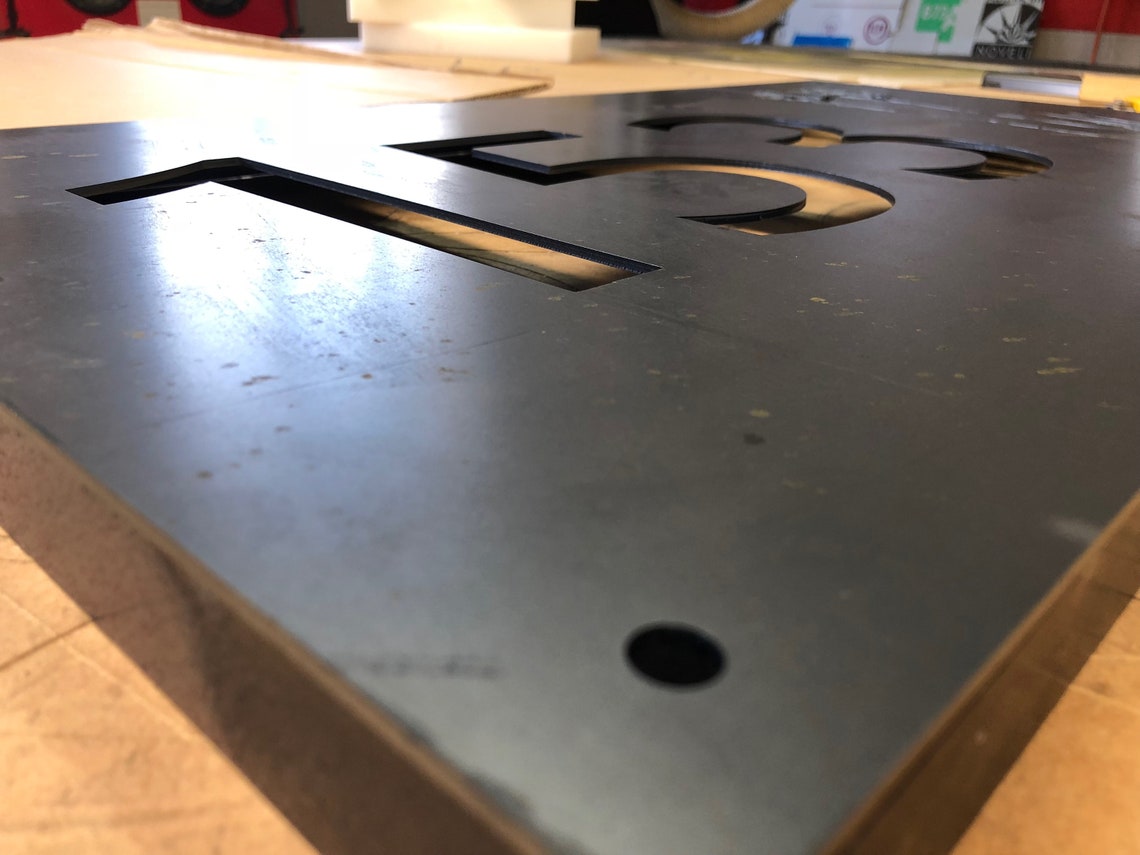 Corten rusted Steel Custom Made Laser Cut House Signs Made - Etsy UK