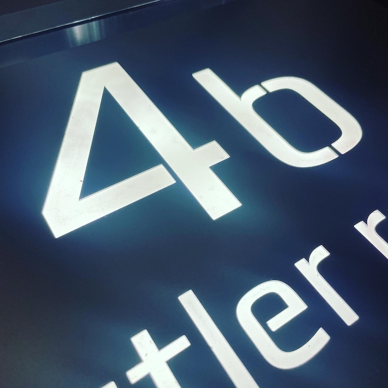 Letter Box LED Illuminated Cover Corten Rusted Steel Custom - Etsy