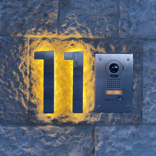 Stainless Steel Custom Made Laser Cut House Signs Numbers and - Etsy