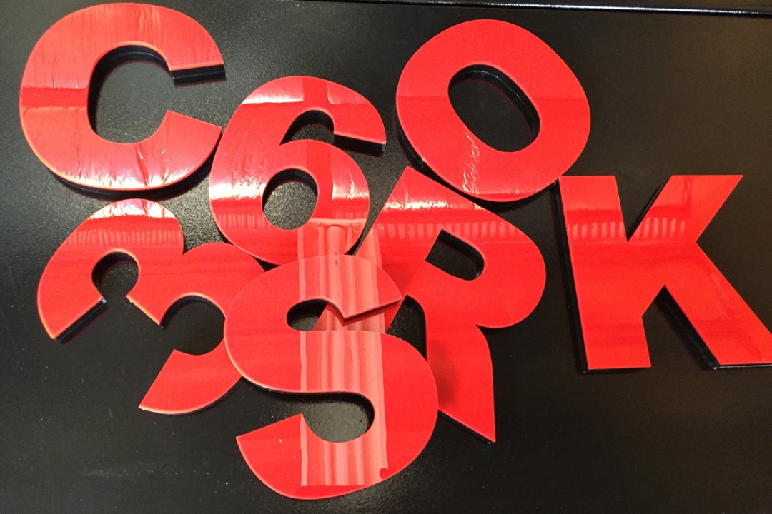 Acrylic 3D Numbers Home, Office, Business - Indoor OR Ourdoor - Etsy