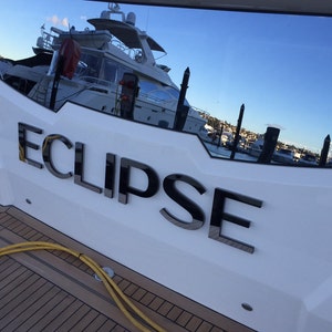 Boat Letters LED Custom - All Marine Applications - A316 Steel - Etsy