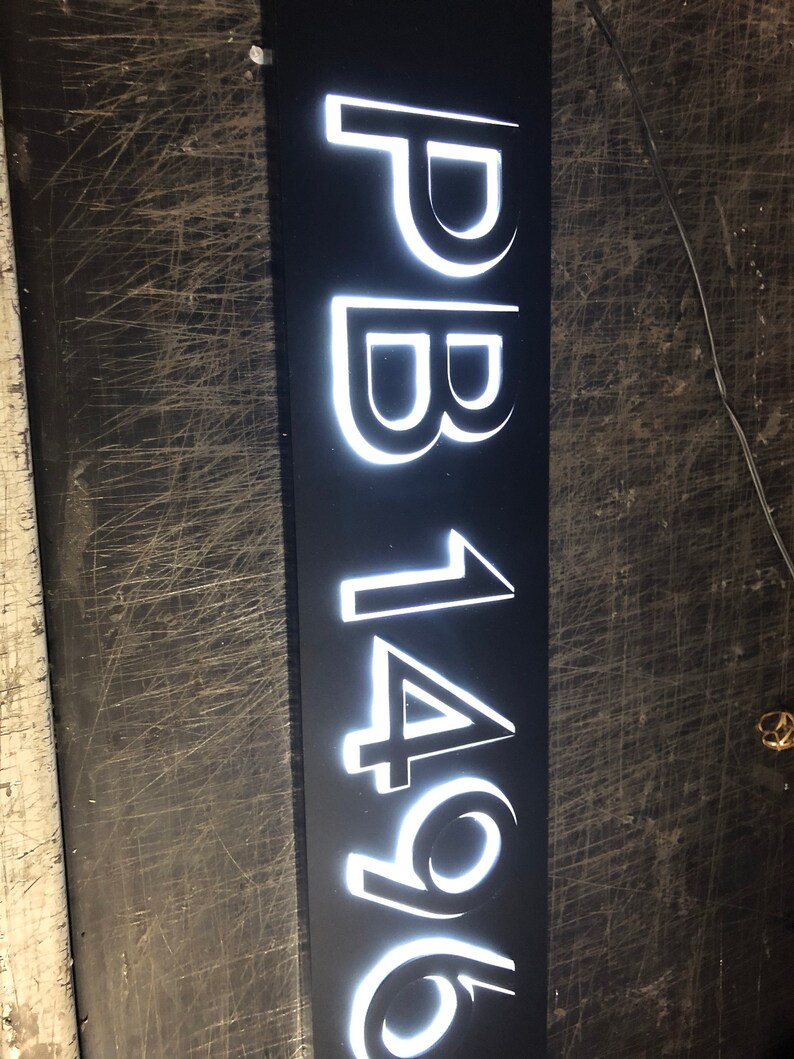 Illuminated Car Number Plates Registration Plates UK and HK - Etsy