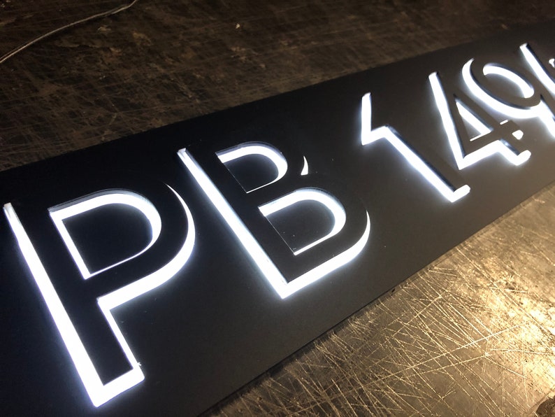 Illuminated Car Number Plates Registration Plates UK and HK - Etsy