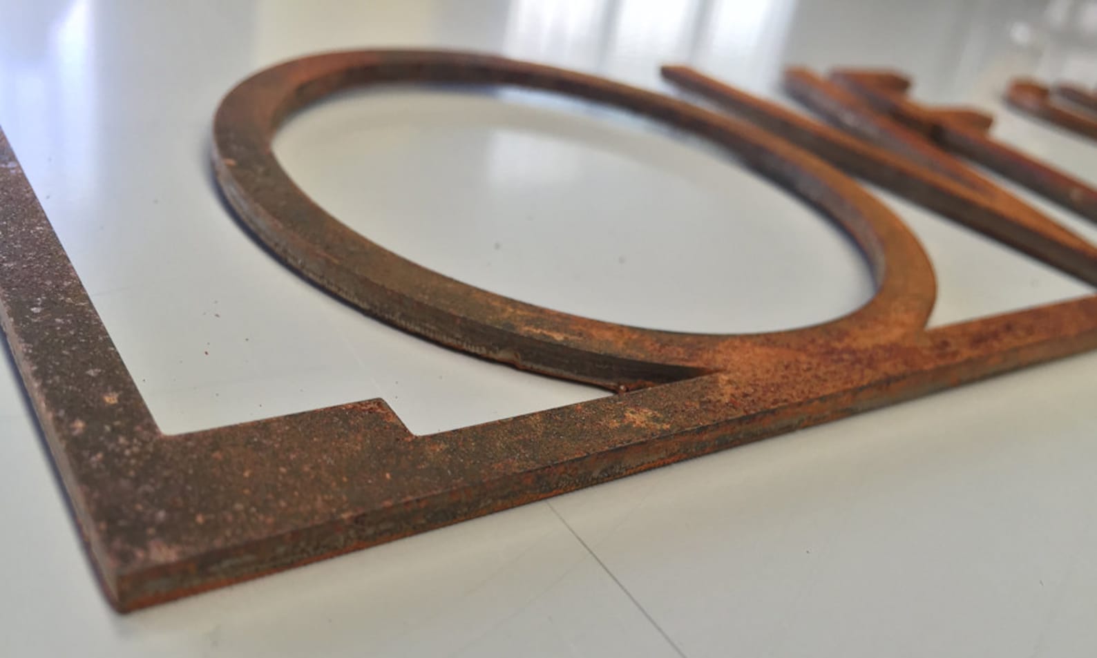 3D Corten Steel House Sign Rustic Look Unique Custom Made - Etsy