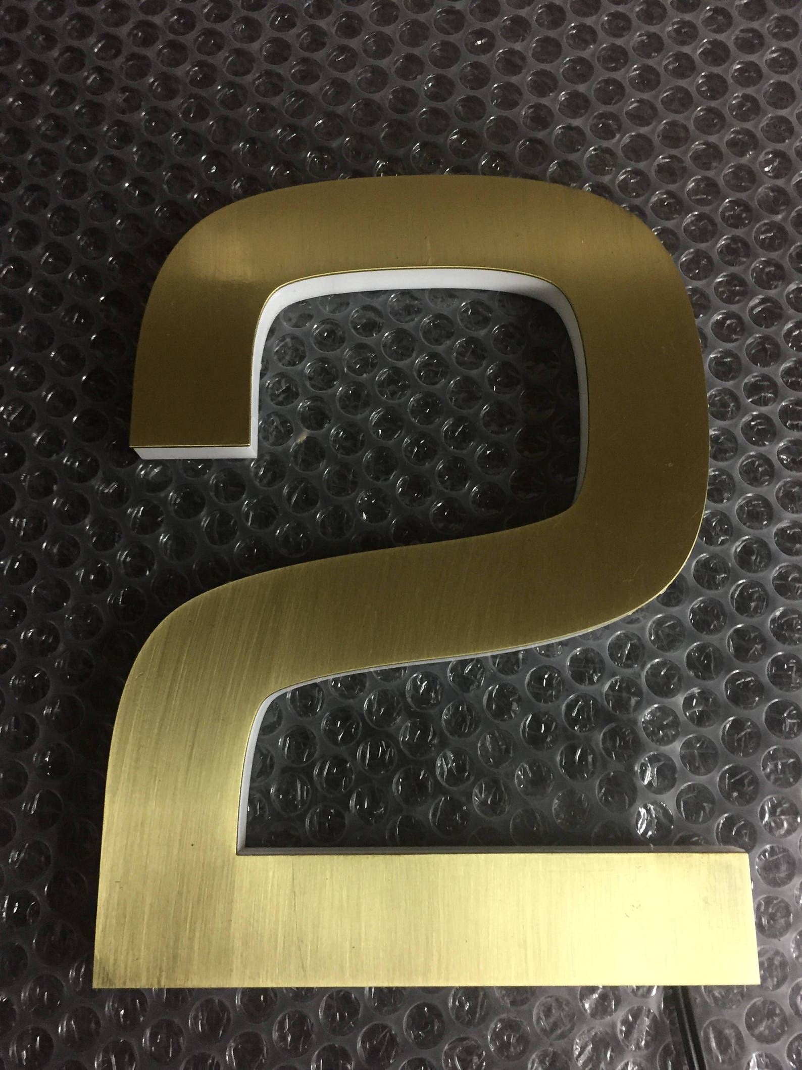 Machined Brass Custom Made Laser Cut LED House Numbers OR | Etsy
