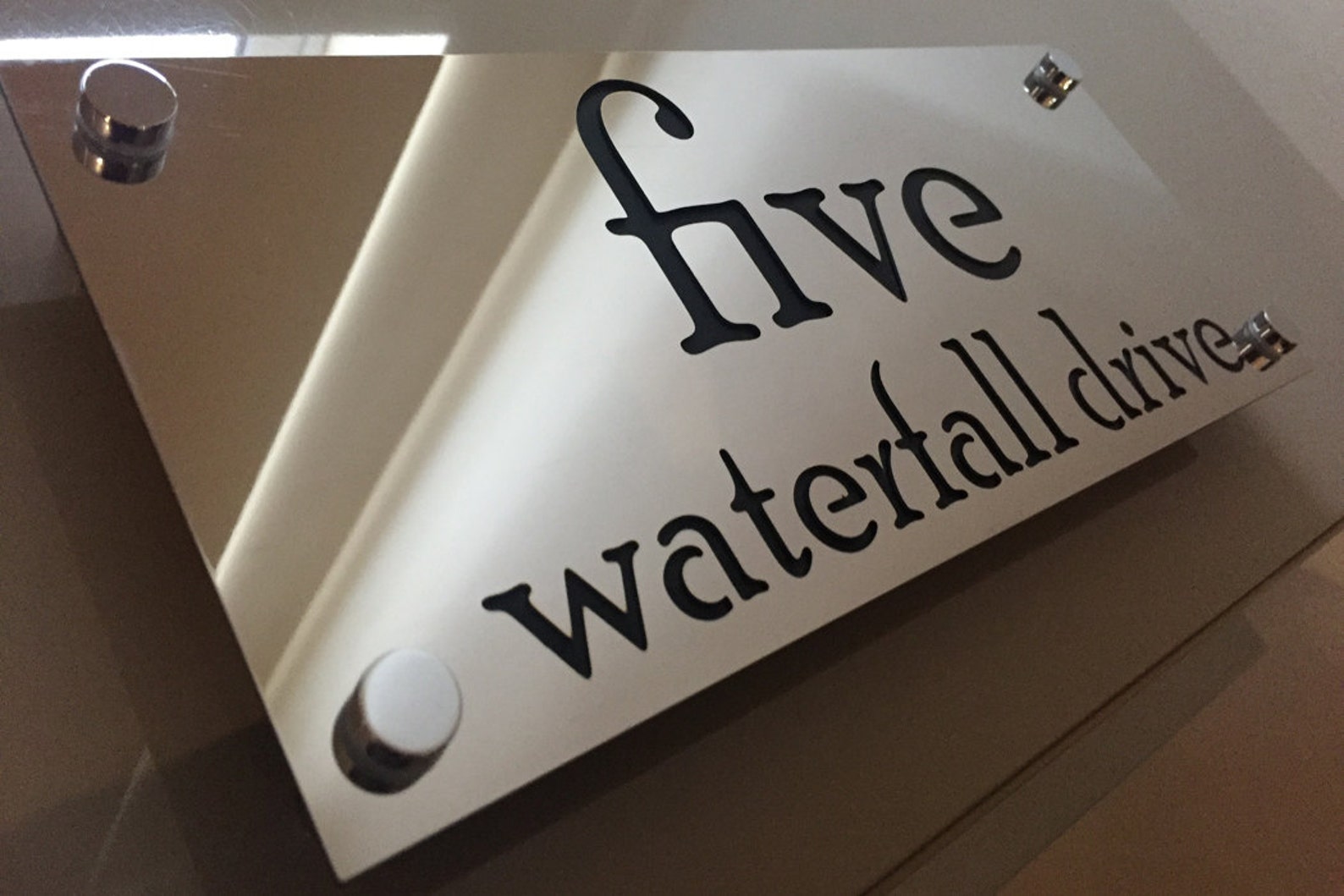 Stainless Steel Custom Made Laser Cut House Signs Numbers and - Etsy