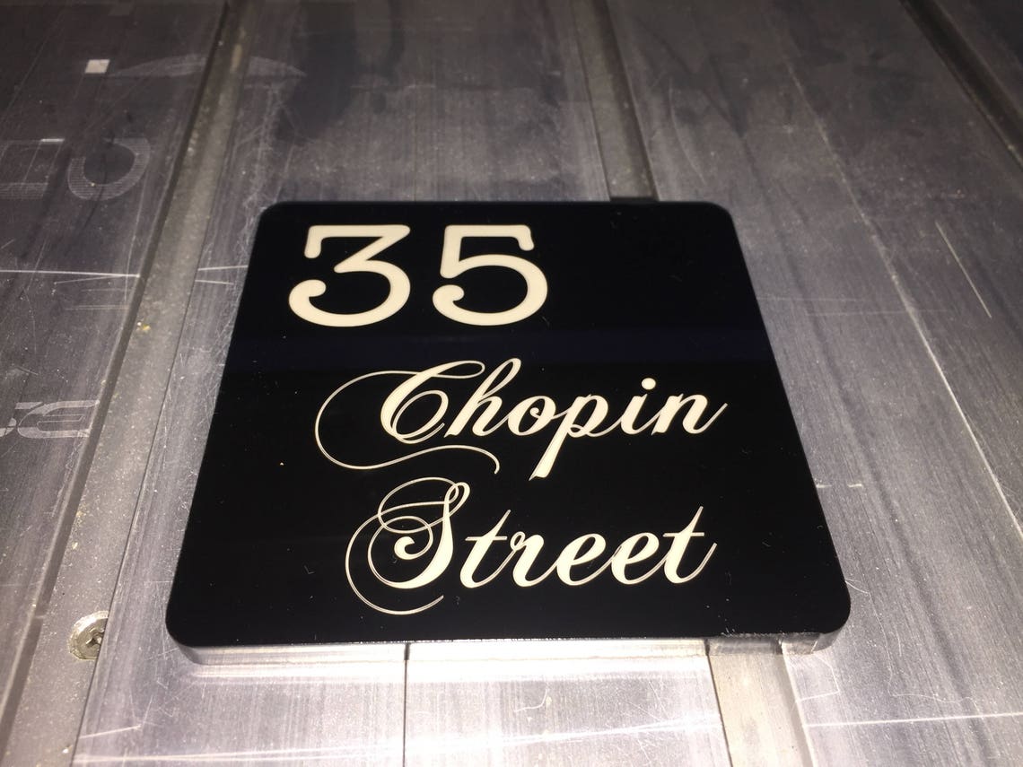 UNIQUE and Personalised Perspex House Plaque/Signs. Custom | Etsy