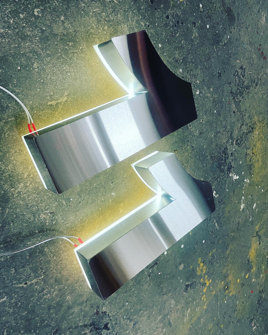 Custom Made LED Laser Cut Stainless Steel Channel Numbers Letters ...